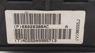2009-2010 Jeep Grand Cherokee Caja de Fusibles, Modulo Multifuncion ...