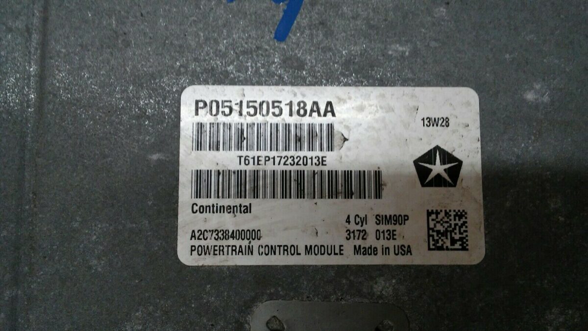 2011 DODGE JOURNEY CAJA DE FUSIBLES TIPM P68082307AB 2.4L - Ecutronix.com