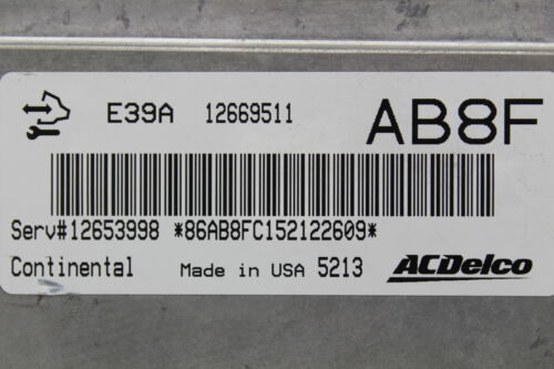 13-16 Buick Regal 12653998 Computadora de motor ECU ECM ECM - Ecutronix.com